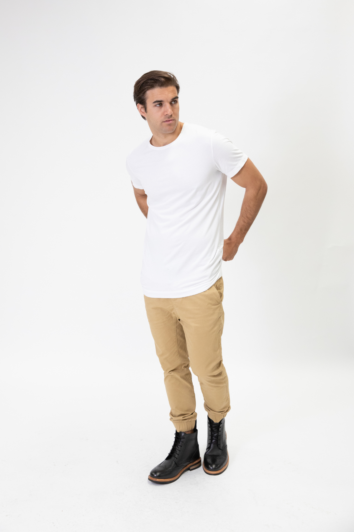 Boring Boy White Straight Hem Australian made sustainable organic ...